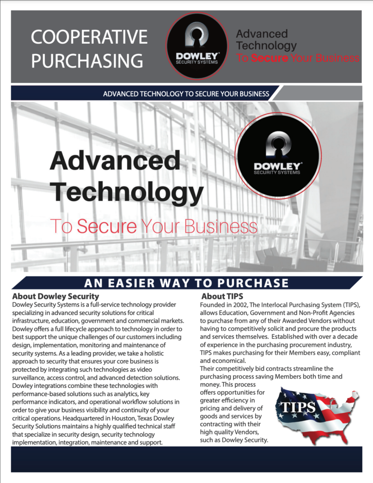 Download Brochures – Dowley Security Systems